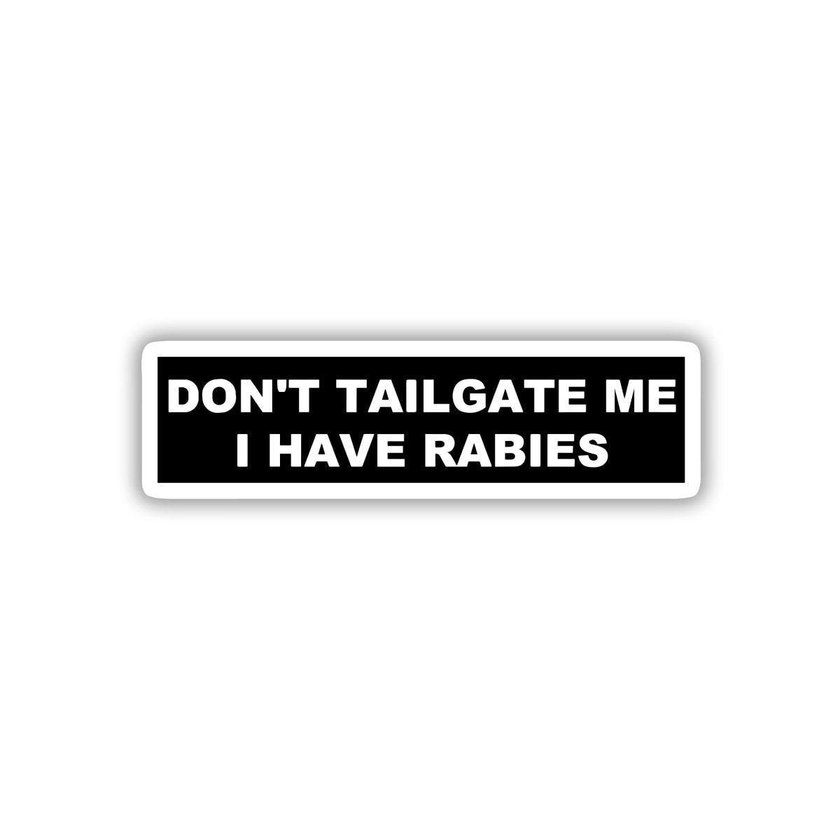 RABIES IS THE NEW AIRBAG STICKER – STICKYFUNK PREMIUM STICKERS