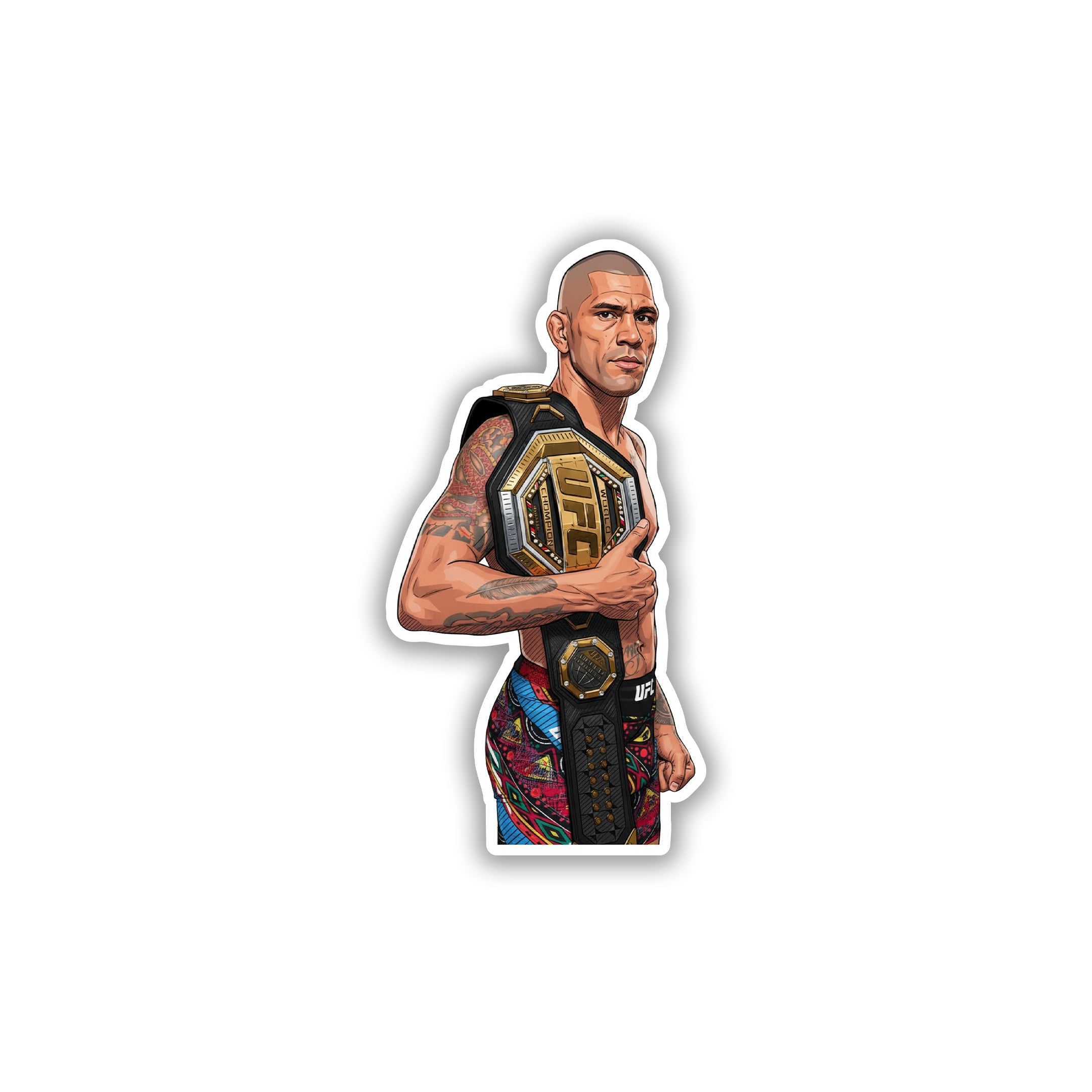 TRIBAL TRIUMPH KING - ALEX PEREIRA STICKER – STICKYFUNK PREMIUM STICKERS