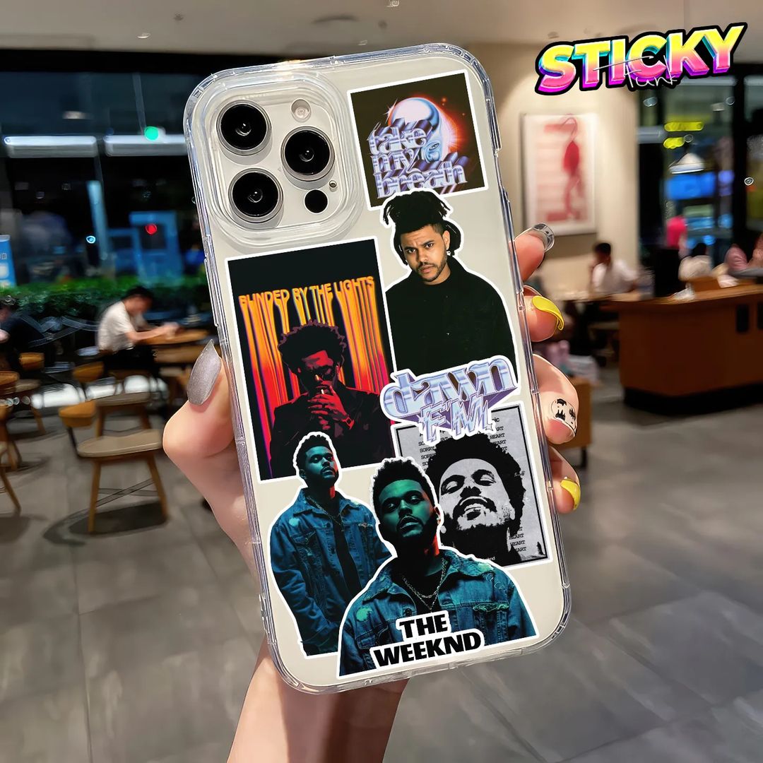THE WEEKND MINI STICKERS SHEET – STICKYFUNK PREMIUM STICKERS