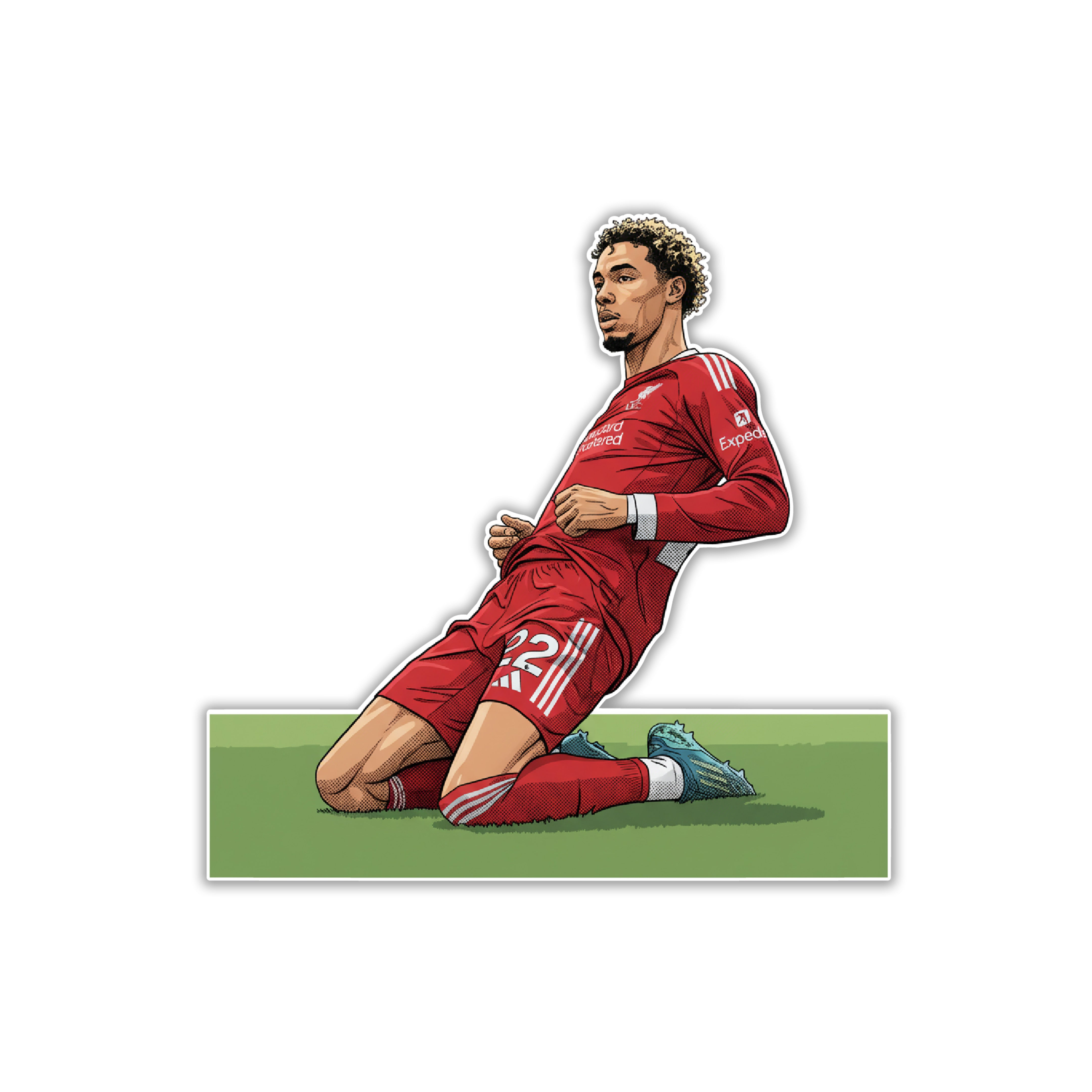 HUGO EKITIKE - KOP SLIDE STICKER – STICKYFUNK PREMIUM STICKERS
